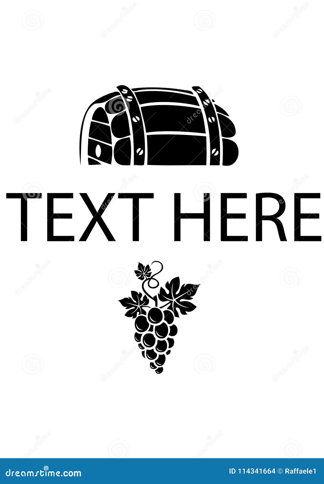 Marca para el lagar ilustración del vector. Ilustración de insignias ...