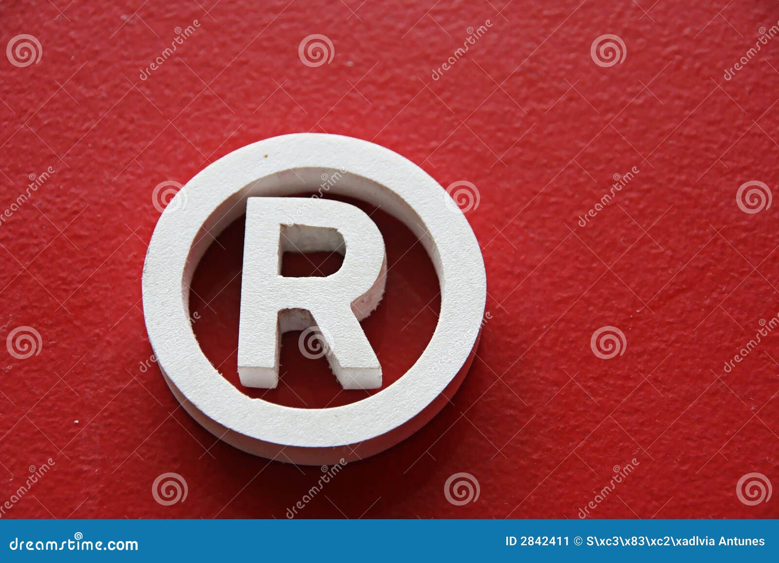 Marca registada de R imagem de stock. Imagem de trademark - 2842411