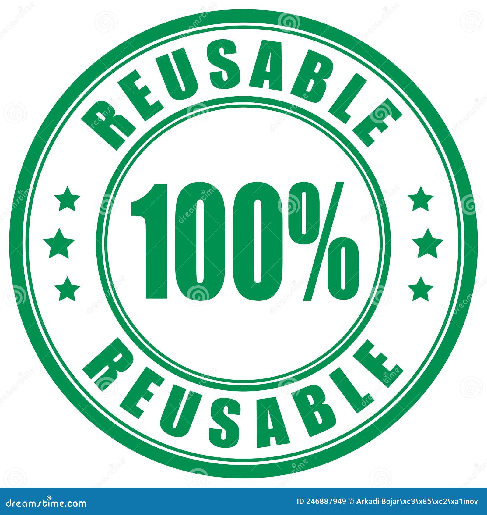 Marca Vectorial Reutilizable Ilustración del Vector - Ilustración de ...