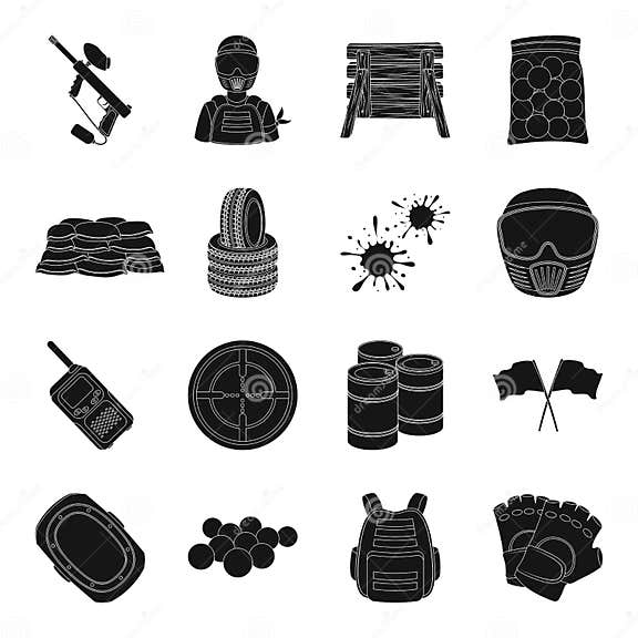 Marcador Para Paintball, El Equipo, Las Bolas Y Otros Accesorios Para ... Marcador Para Paintball, El Equipo, Las Bolas Y Otros Accesorios Para ...