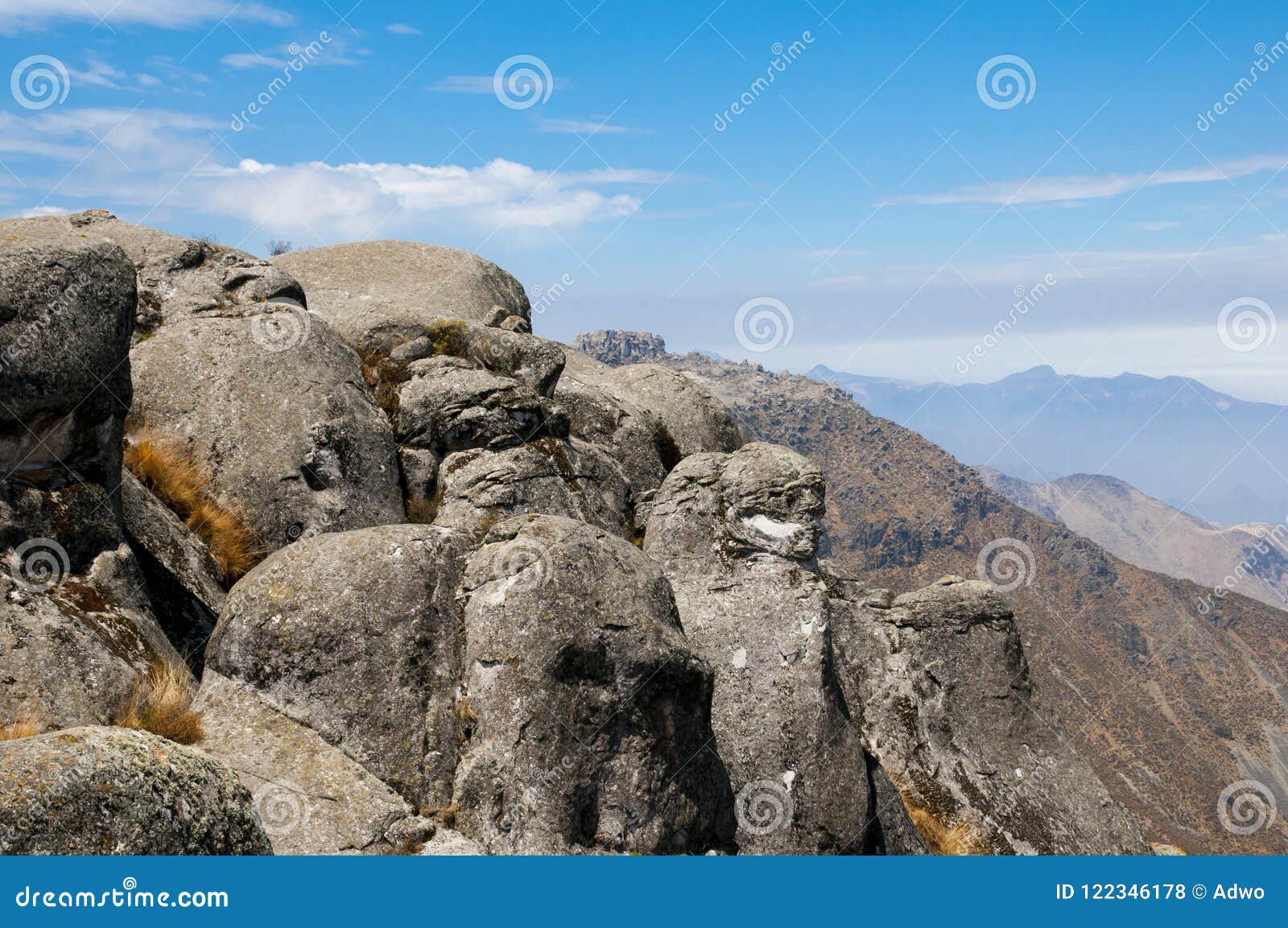 Marcahuasi Stone Forest stock photo. Image of unique - 122346178