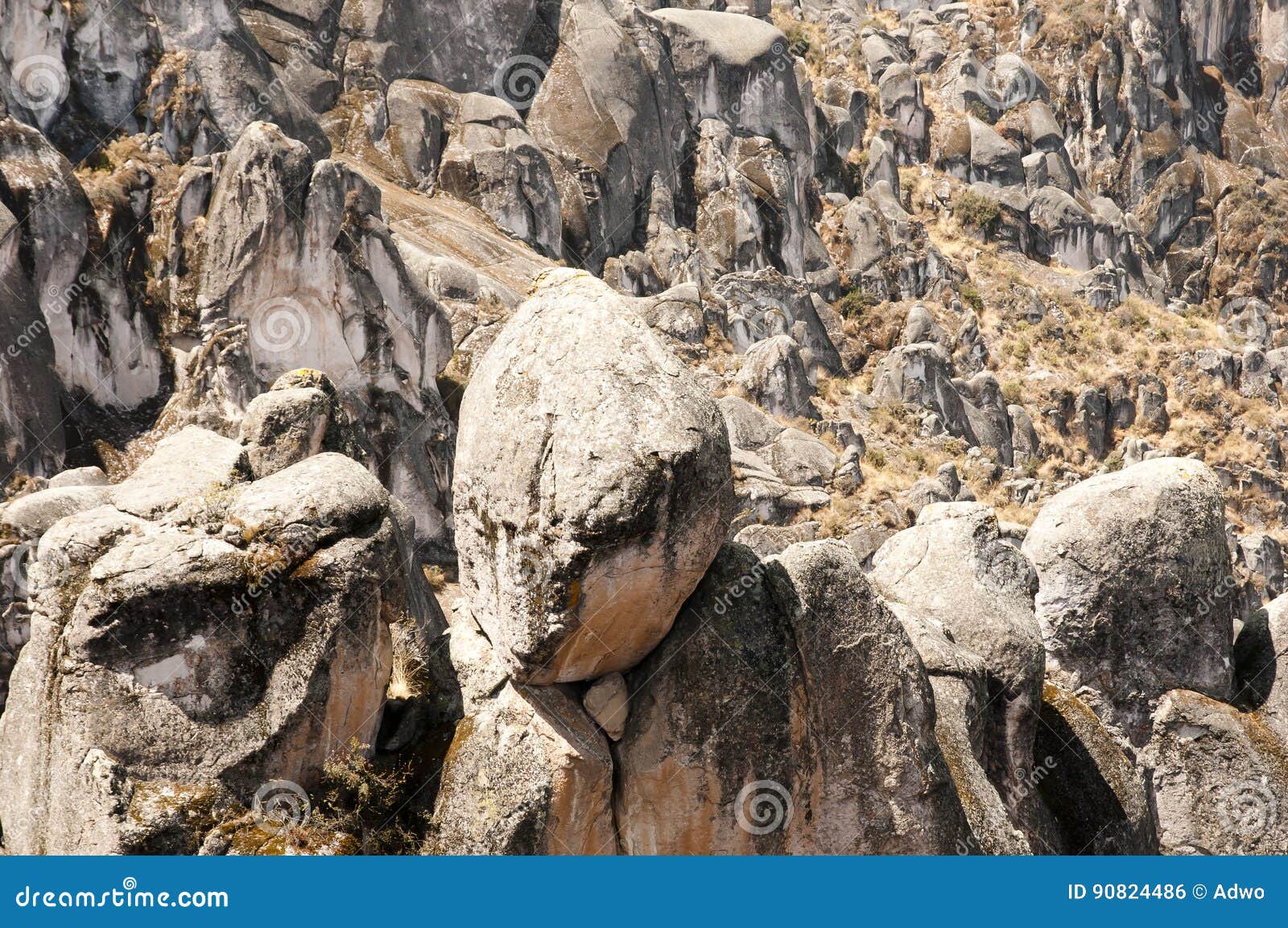 Marcahuasi Stone Forest - Peru Stock Photo - Image of isolated ...
