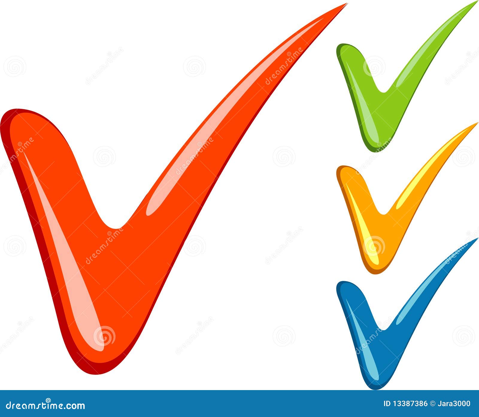 Marcas de cotejo ilustración del vector. Ilustración de checklist ...