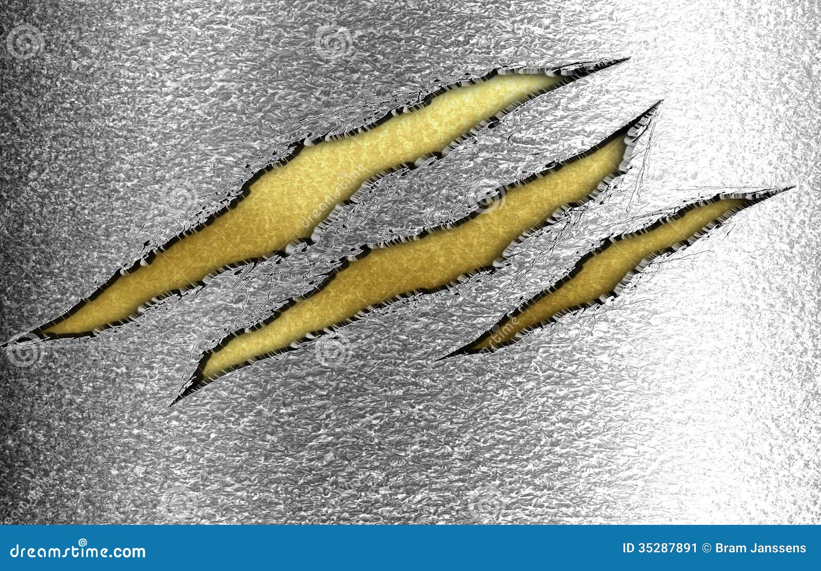 Marcas de la garra stock de ilustración. Ilustración de marca - 35287891