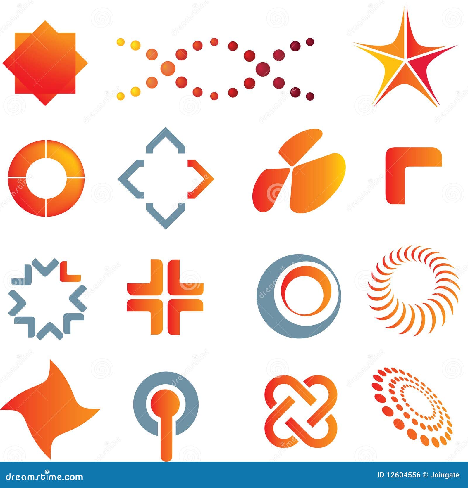 Marcas E Símbolos Do Logotipo Ilustração do Vetor - Ilustração de sinal ...