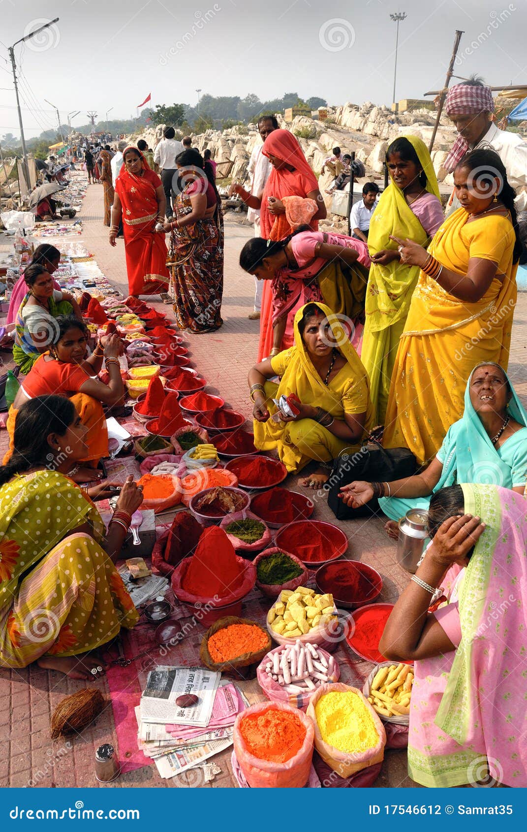 Marché indien photographie éditorial. Image du excursion - 17546612
