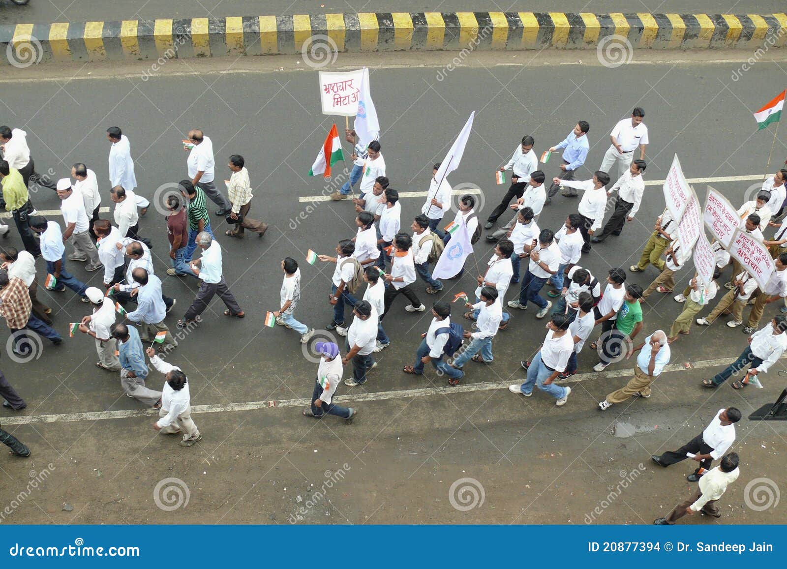 March Against Corruption in India Editorial Stock Image - Image of ...