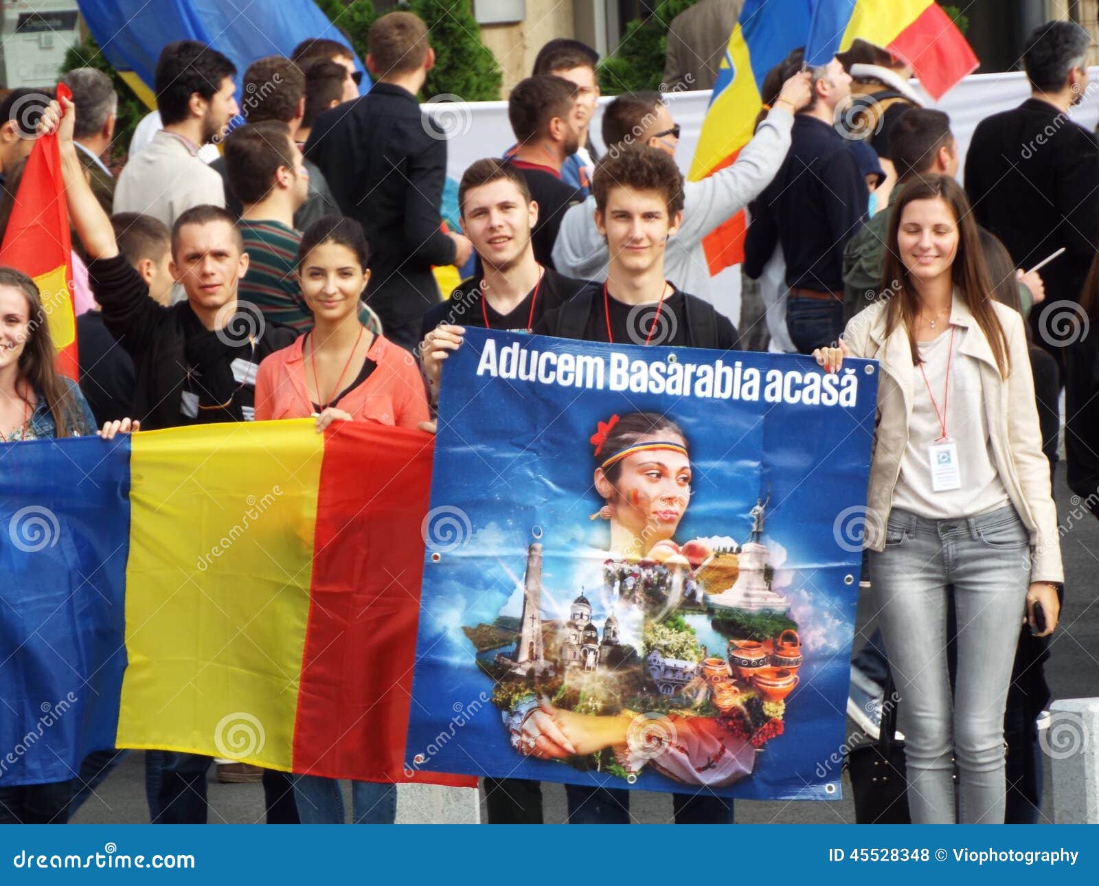 March for Basarabia editorial stock photo. Image of bucharest - 45528348