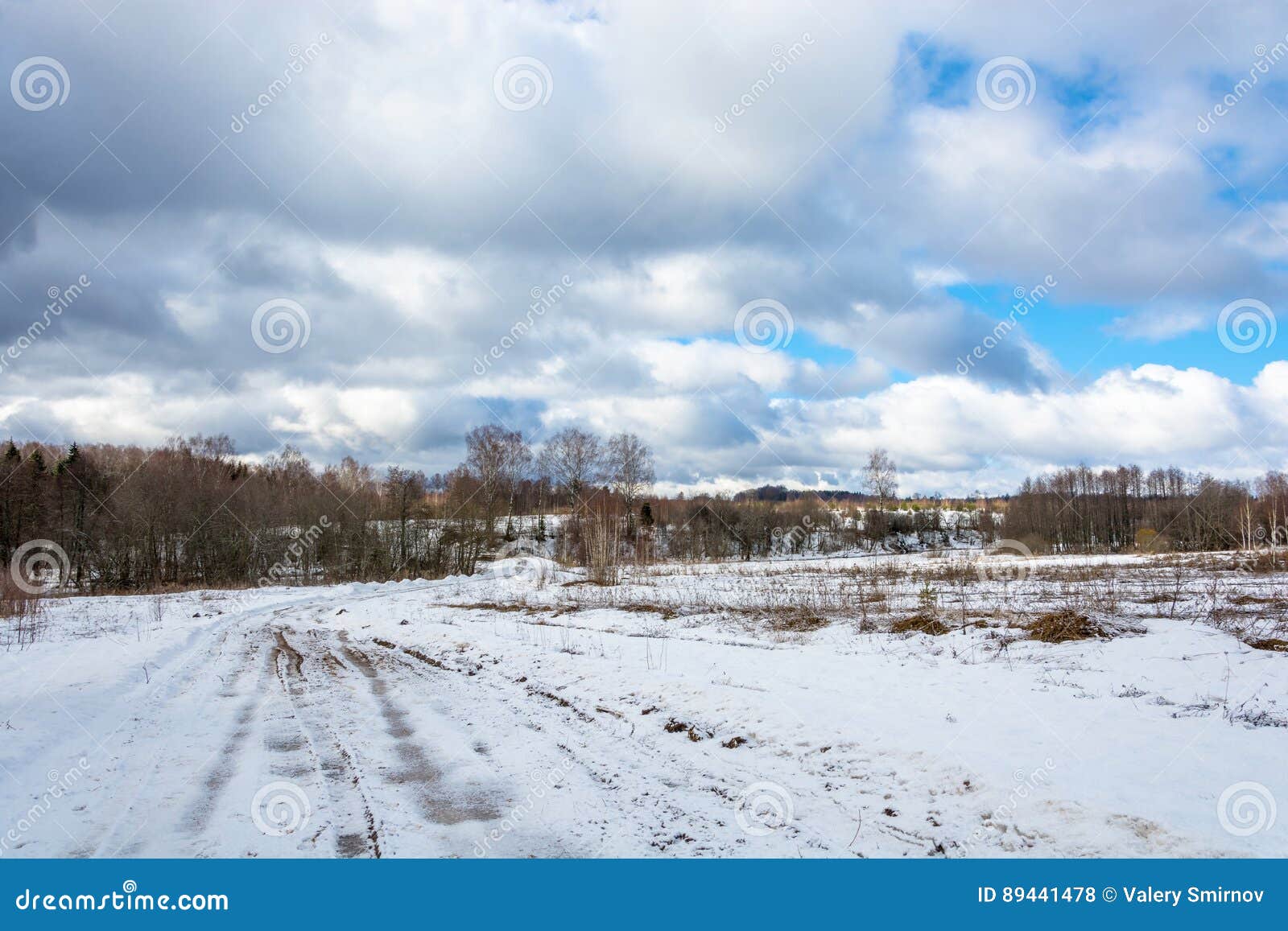 The March Beautiful Scenery. Stock Photo - Image of cold, outdoor: 89441478