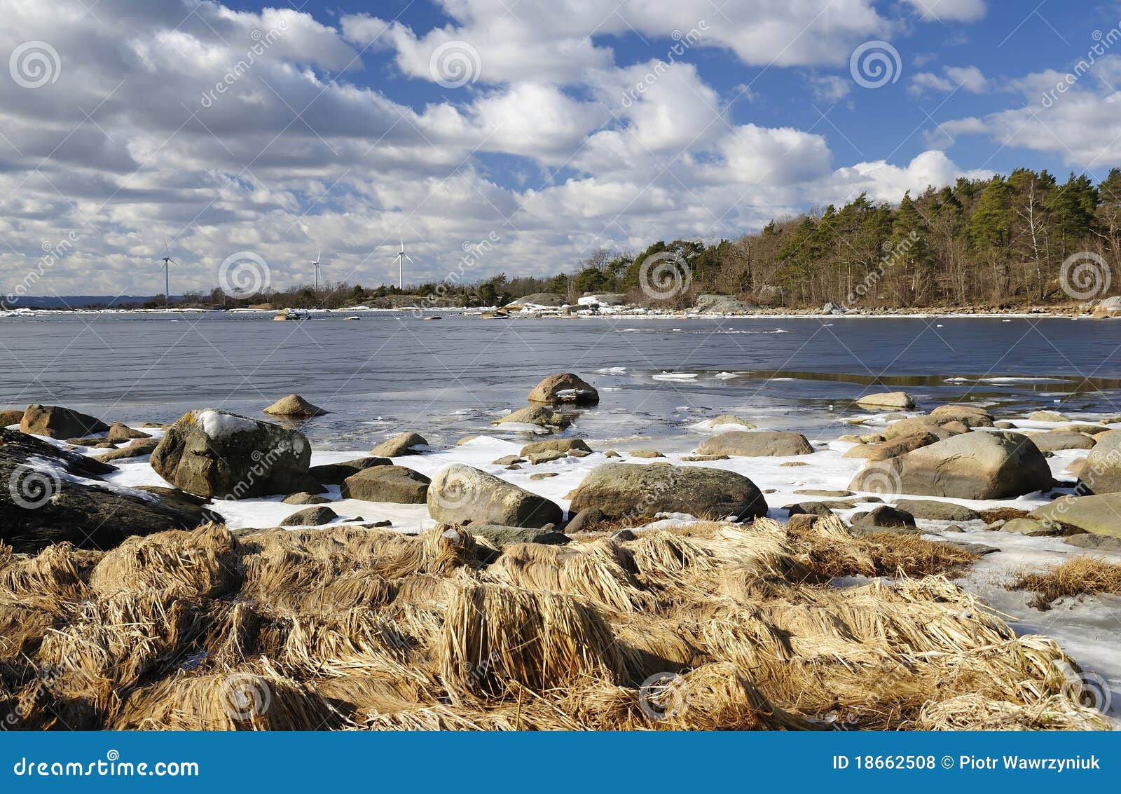 March coast scenery stock photo. Image of north, frost - 18662508