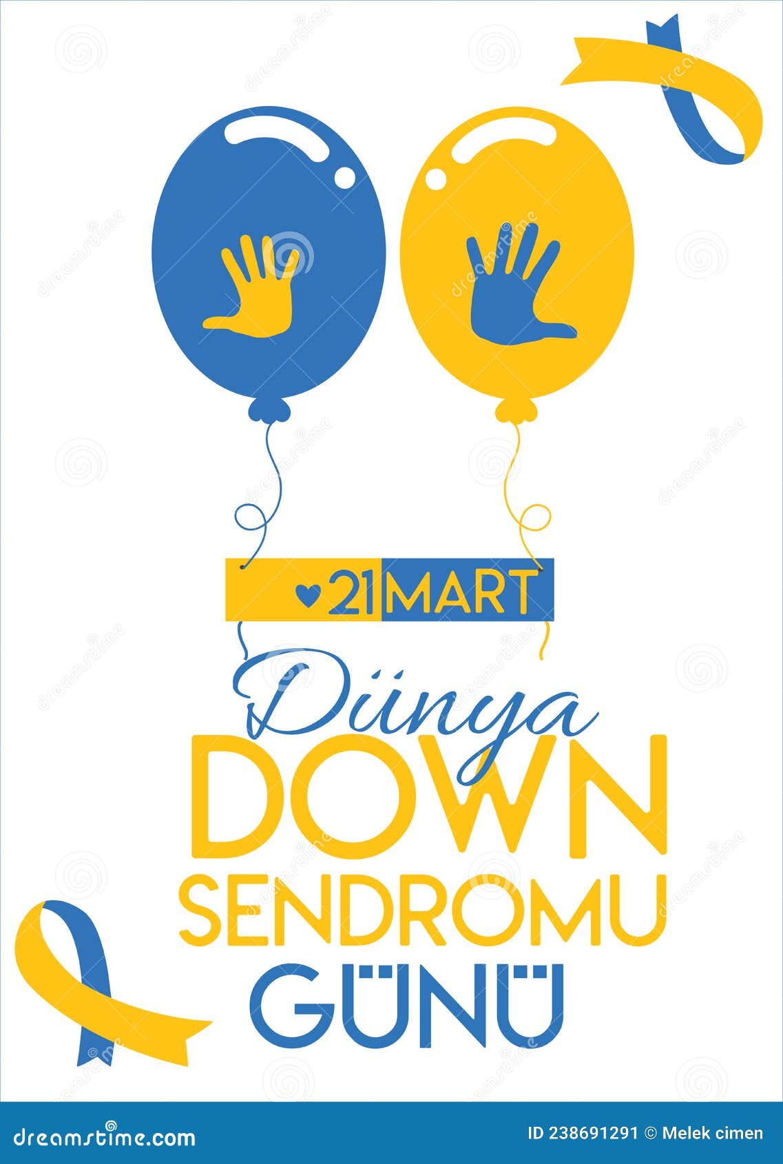 21 March Down Syndrome Day Turkish: 21 Mart Down Sendromu Gunu Cartoon ...