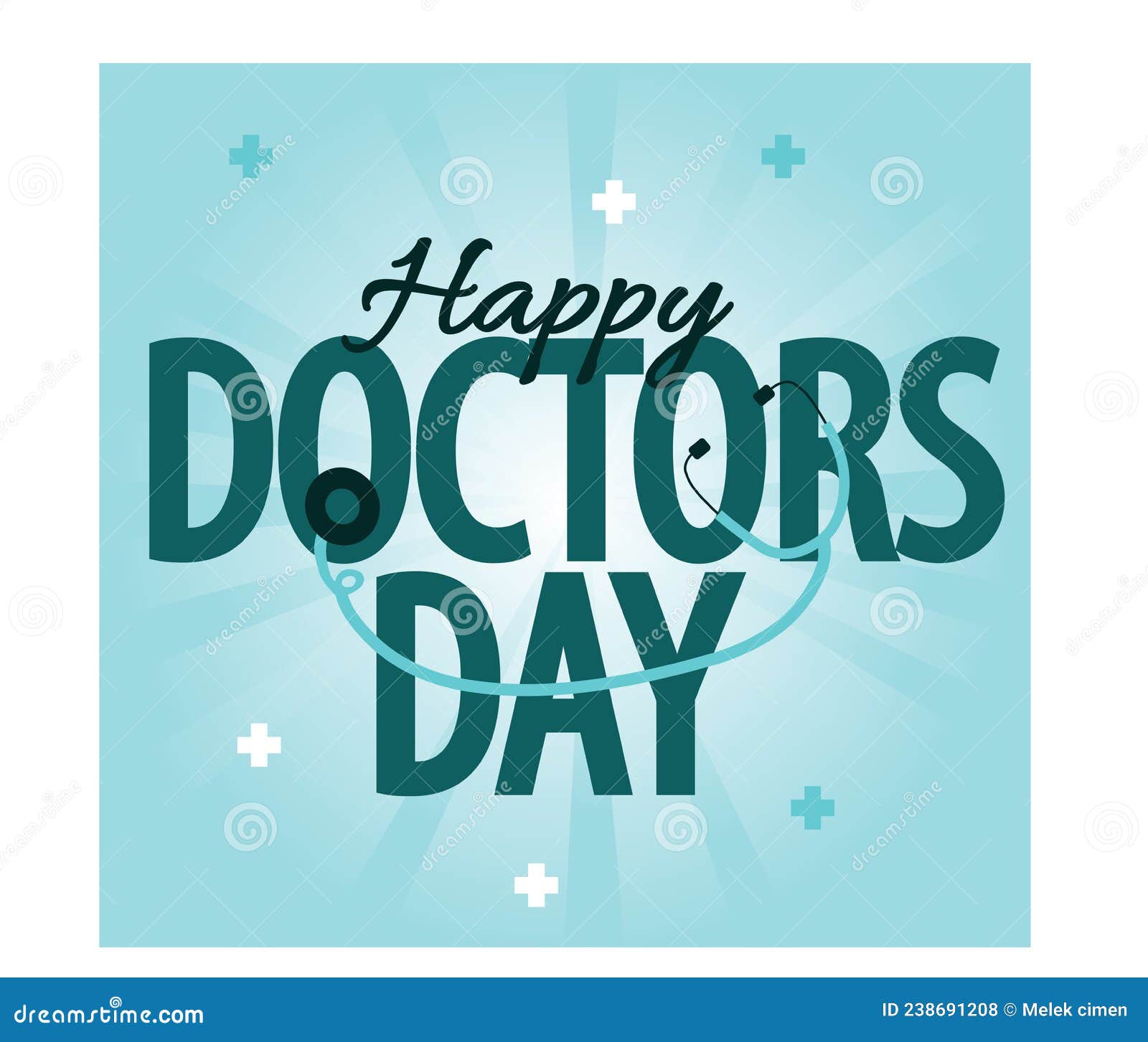 30 March, Happy World Doctors Day Stock Vector - Illustration of design ...