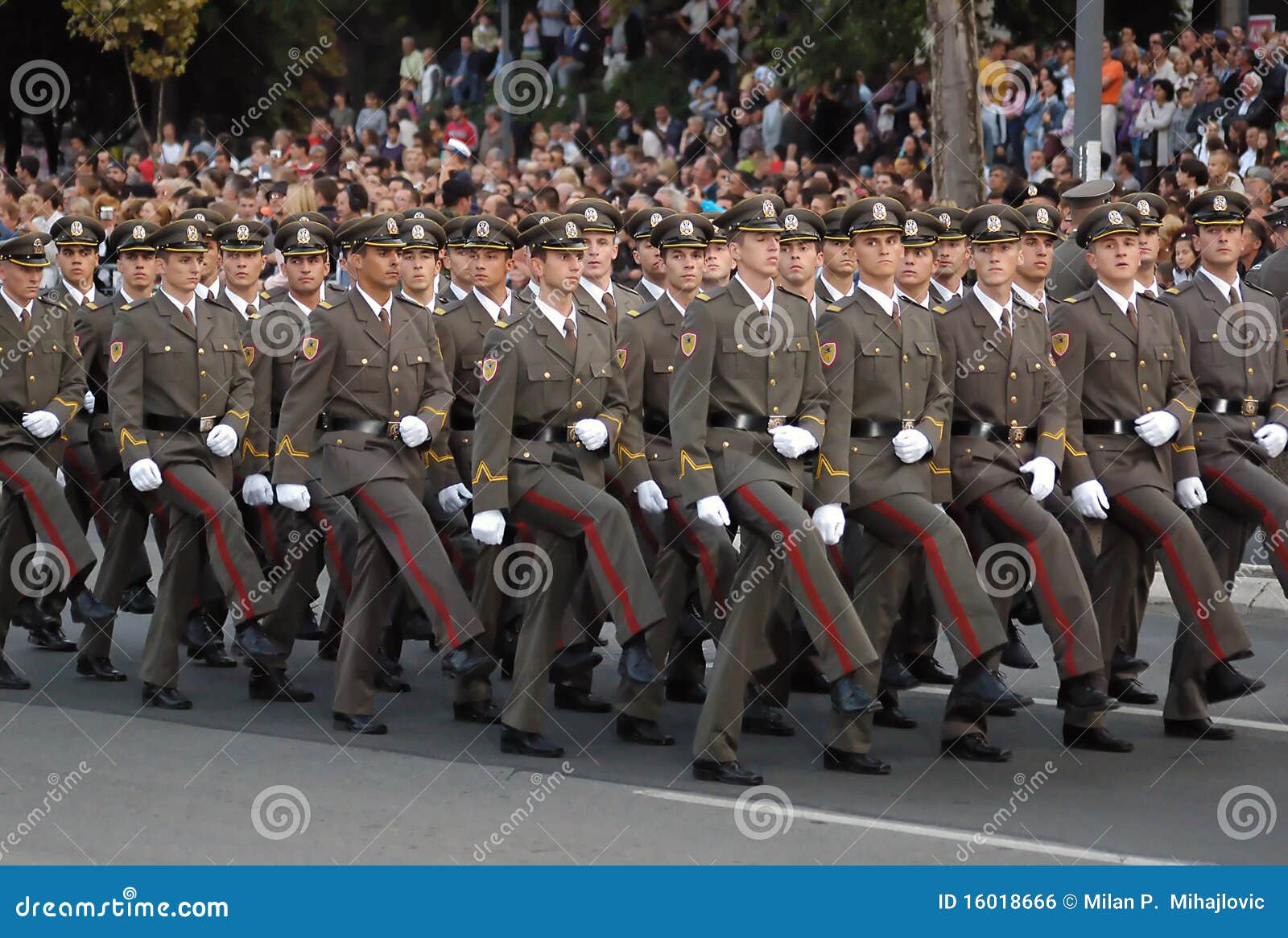 March of New Serbian Officers Editorial Photo - Image of march ...