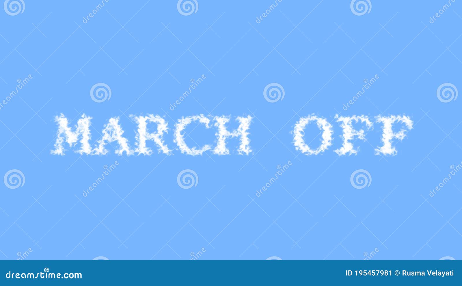 March Off Cloud Text Effect Sky Isolated Background Stock Illustration ... March Off Cloud Text Effect Sky Isolated Background Stock Illustration ...