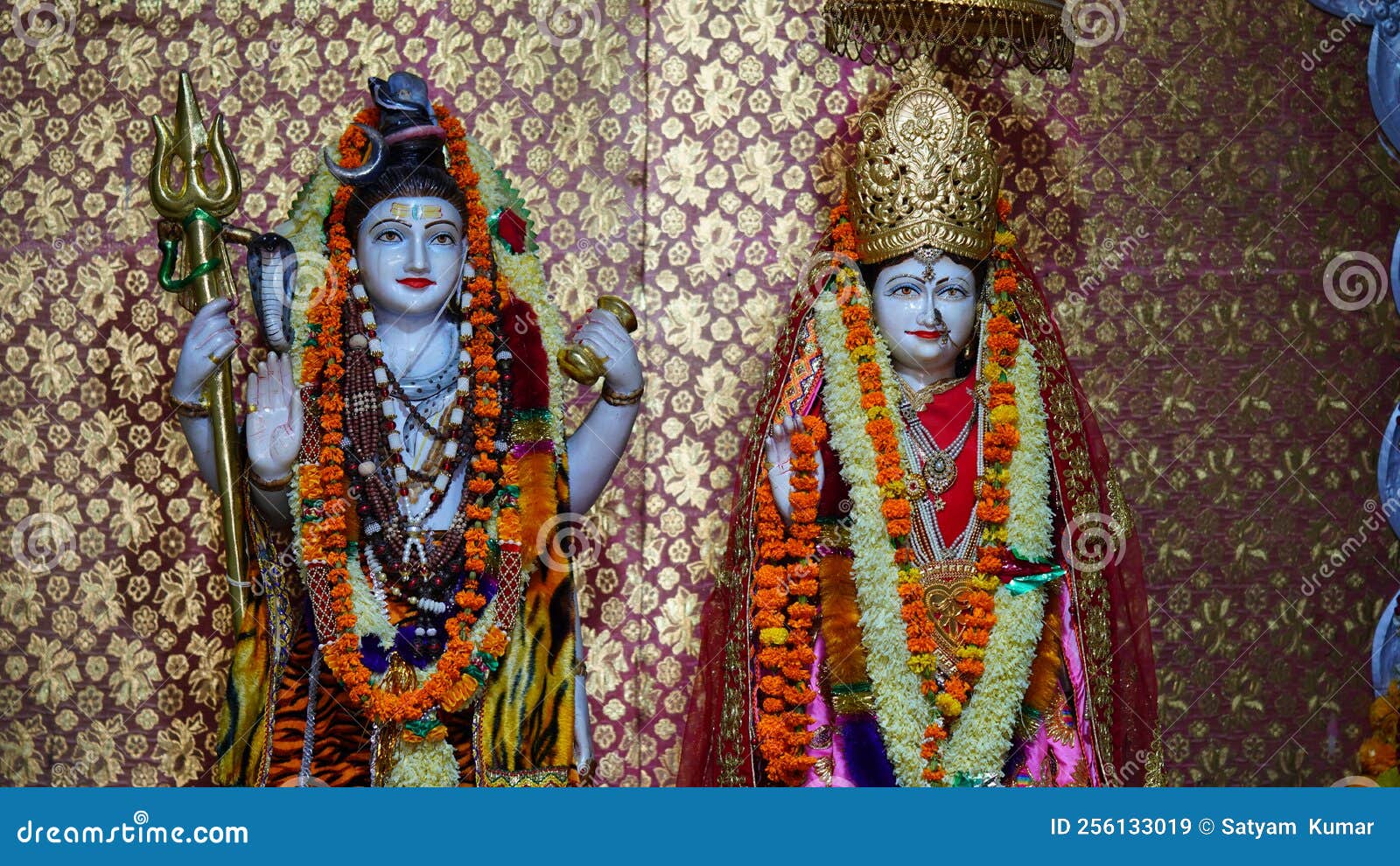 Statue Of Shiv Ji With Parvati Image Stock Image Image Of Spiritual Mahashivratri 256133019