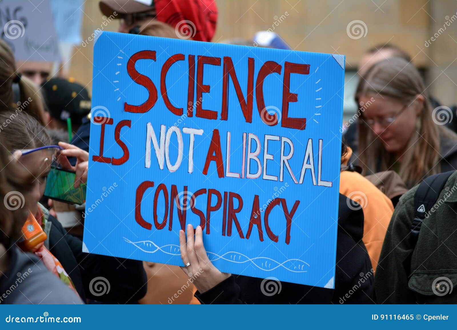 March for Science editorial image. Image of protester - 91116465