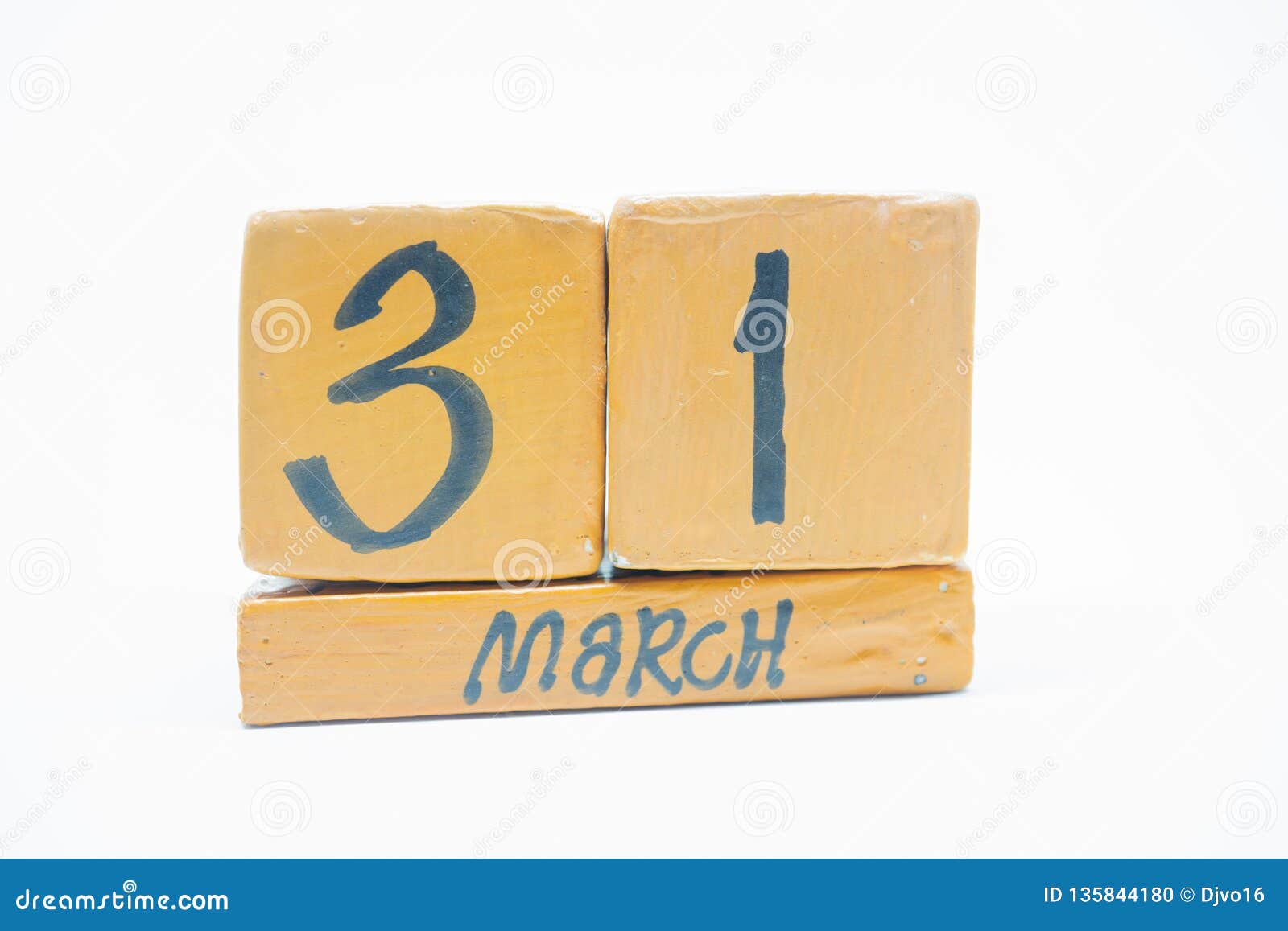 March 31st. Day 31 Of Month, Handmade Wood Calendar Isolated On White ... March 31st. Day 31 Of Month, Handmade Wood Calendar Isolated On White ...