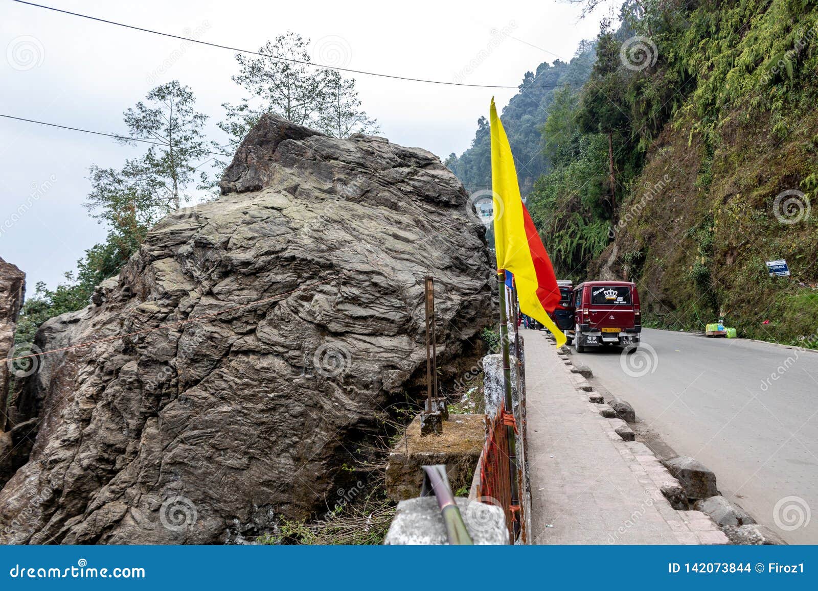 March 2018 Tenzing Rock in Darjeeling, West Bengal, India, March 2018 ...