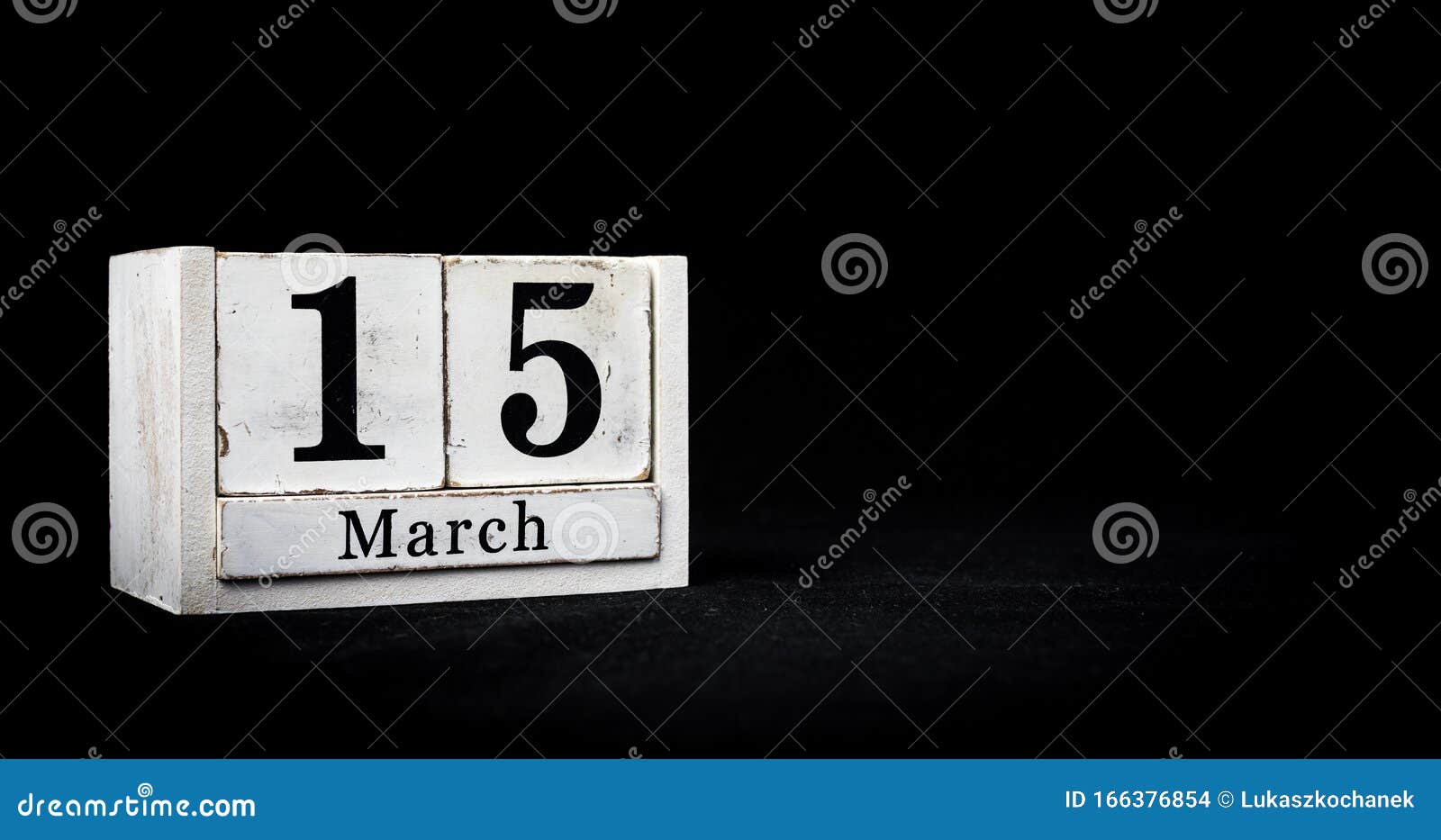 March 15th, Fifteenth of March, Day 15 of Month March - White Calendar ...