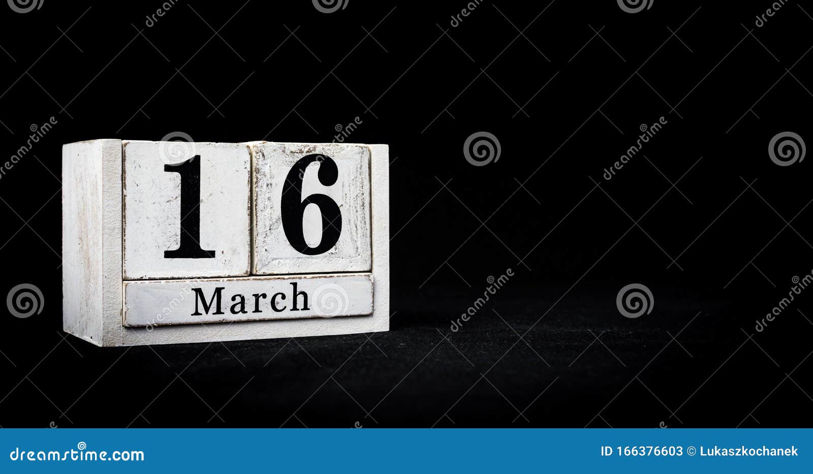March 16th, Sixteenth of March, Day 16 of Month March - White Calendar ...