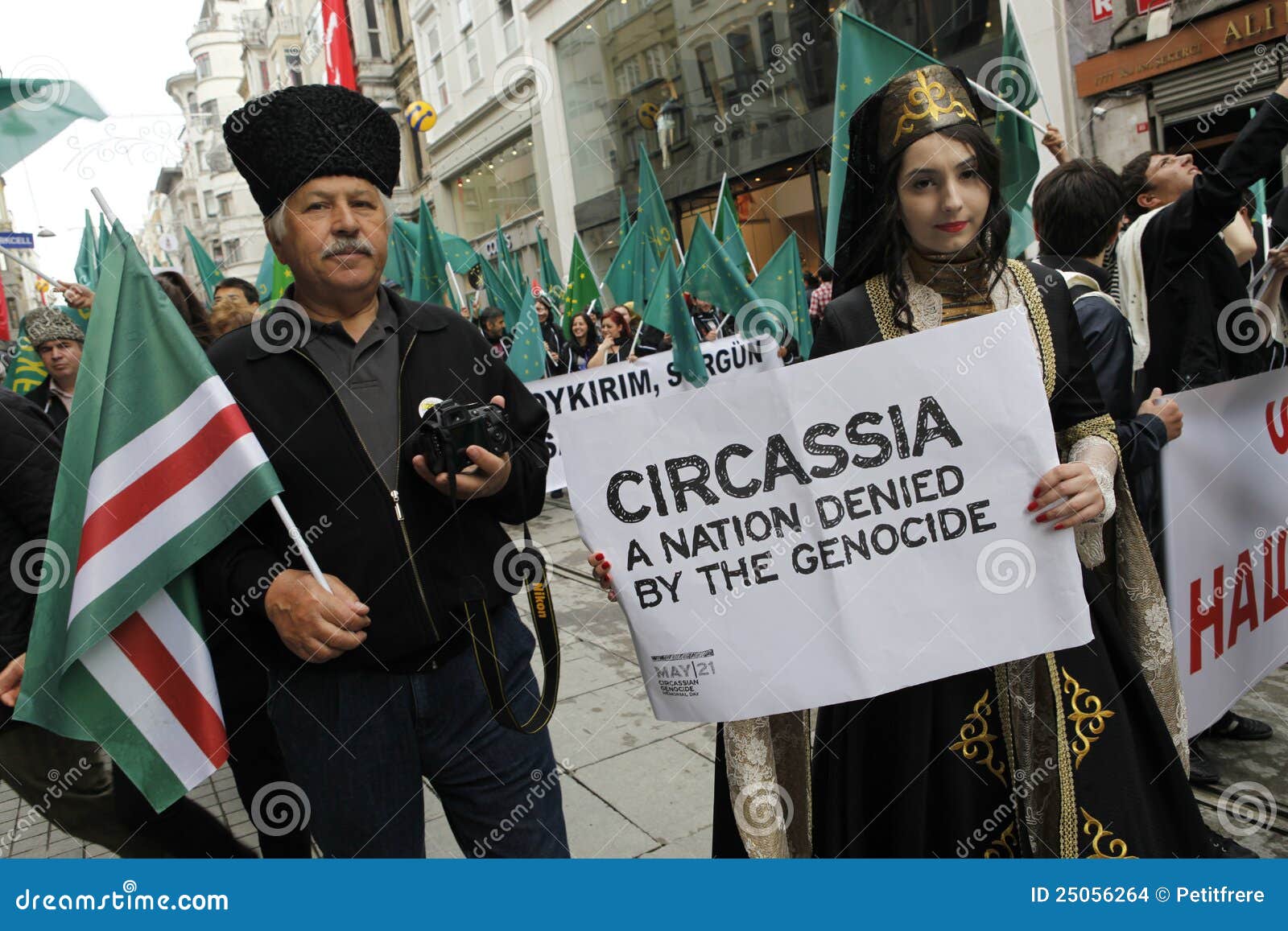 March To Protest Circassian Genocide Editorial Stock Image - Image of ...
