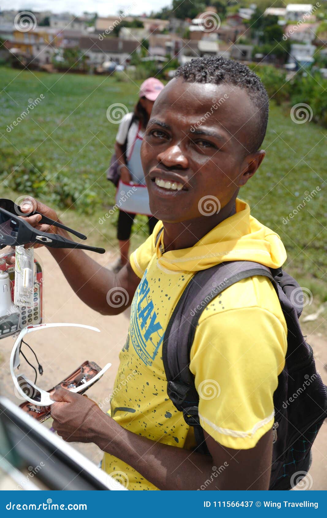 Marchand Ambulant De Rue Au Madagascar Photographie éditorial - Image ...