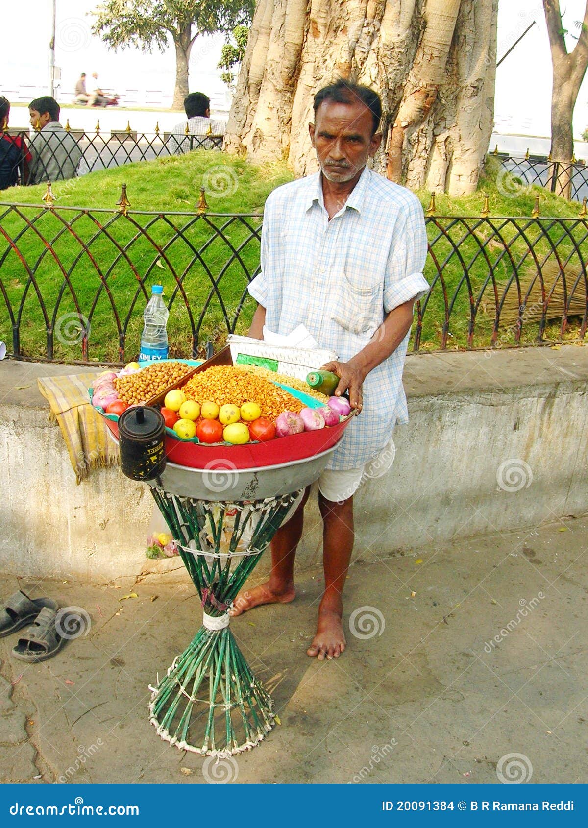 Marchand ambulant indien image stock éditorial. Image du camelote ...