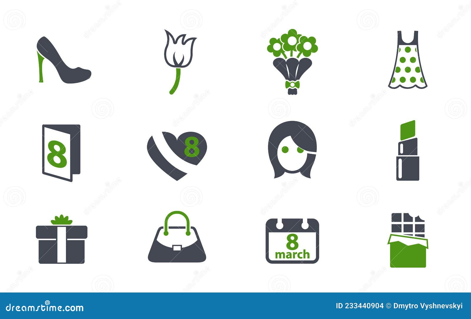 8 Marchas Simples Iconos Vectoriales Ilustración del Vector ...