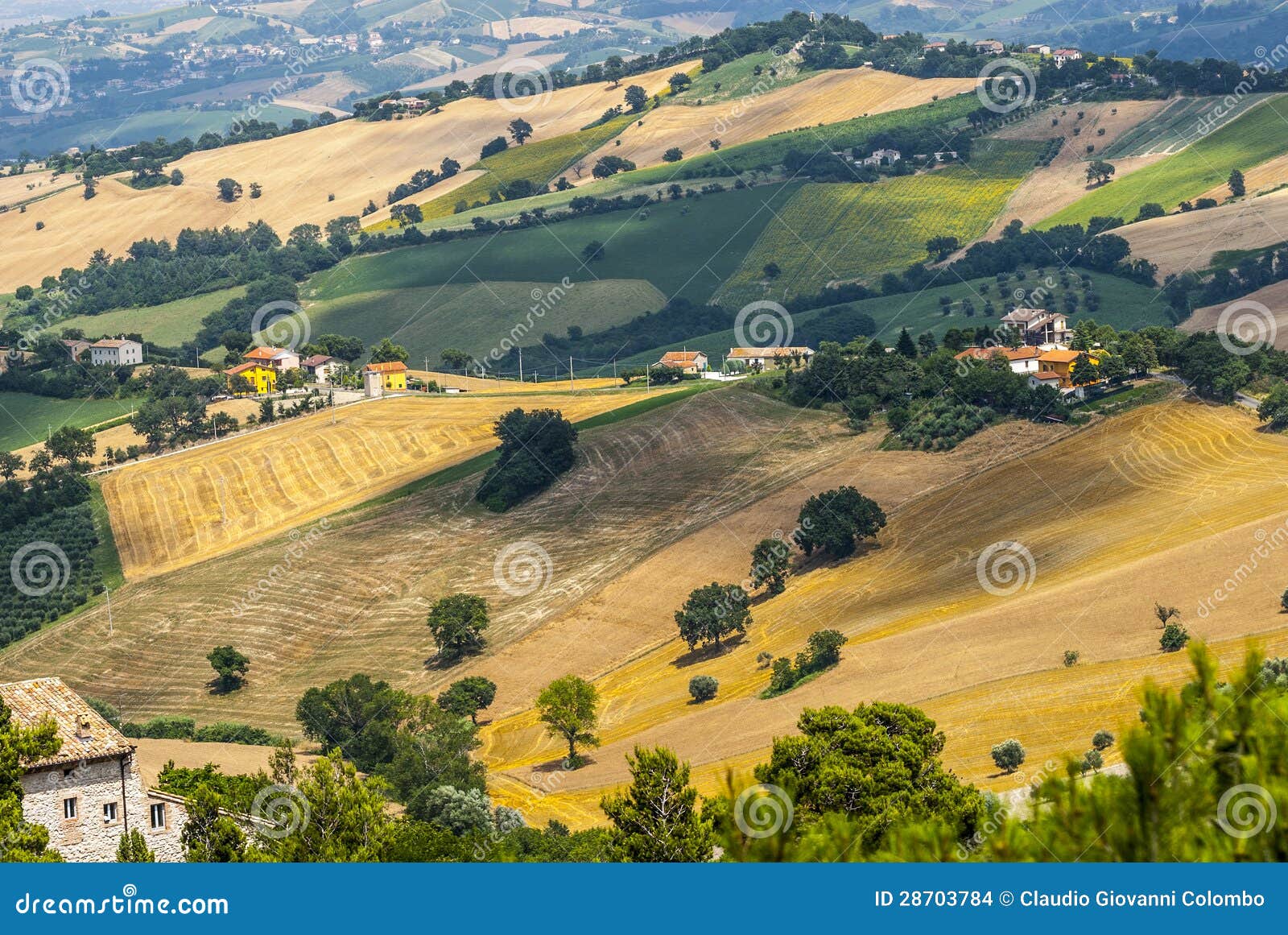 Marches (Italy), landscape stock photo. Image of outdoor - 28703784