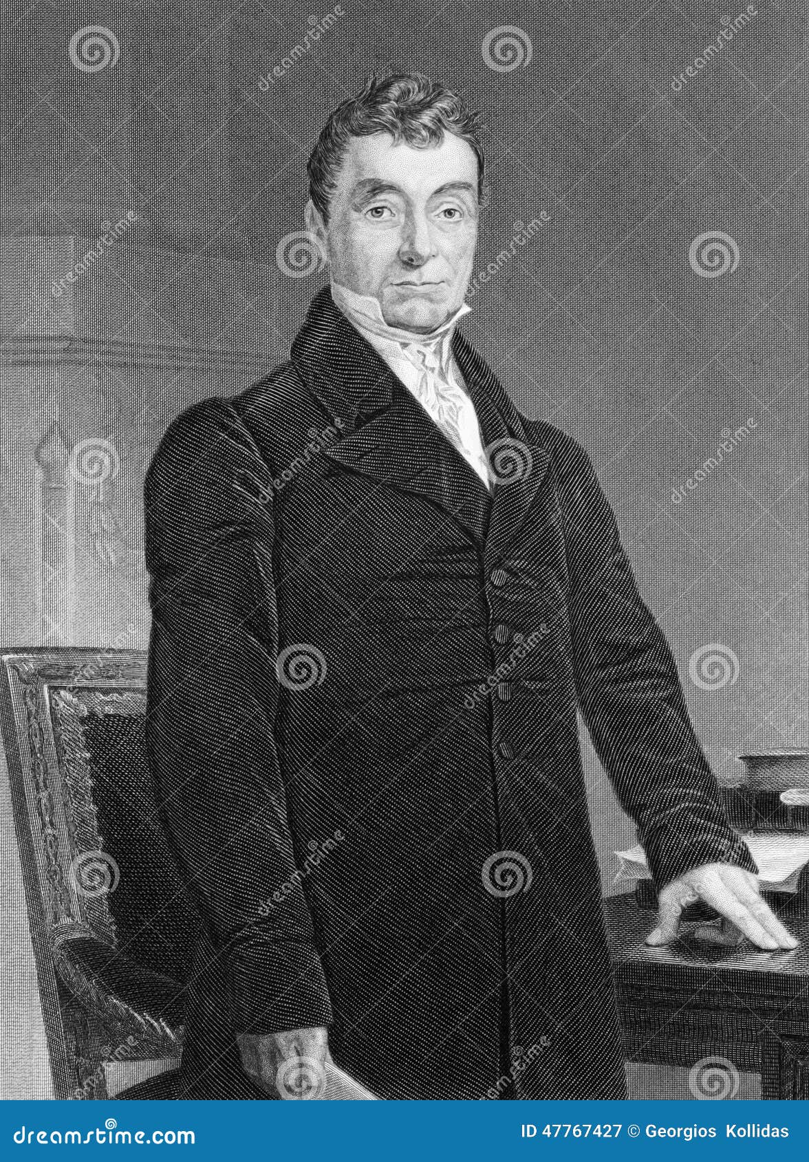 Marchese De Lafayette Del Gilbert Du Motier Fotografia Editoriale ...