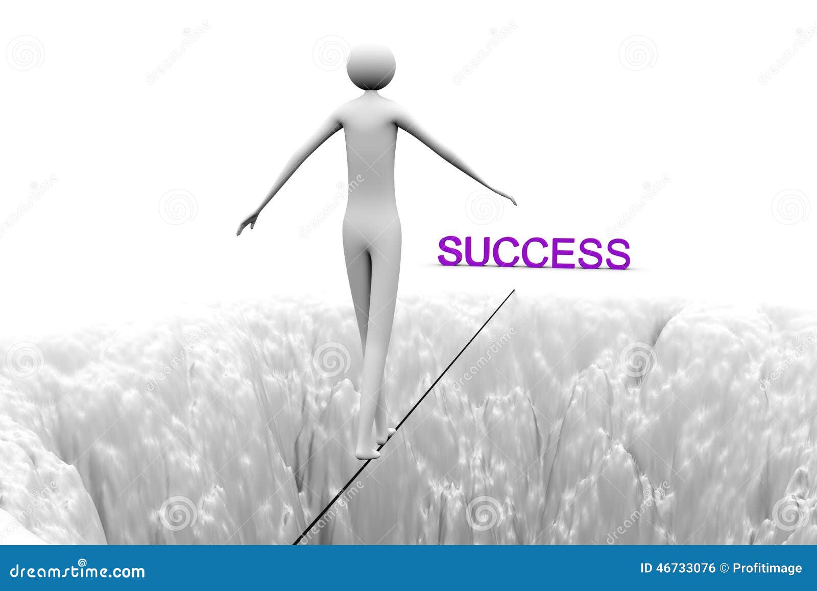 Marcheur illustration stock. Illustration du courage - 46733076