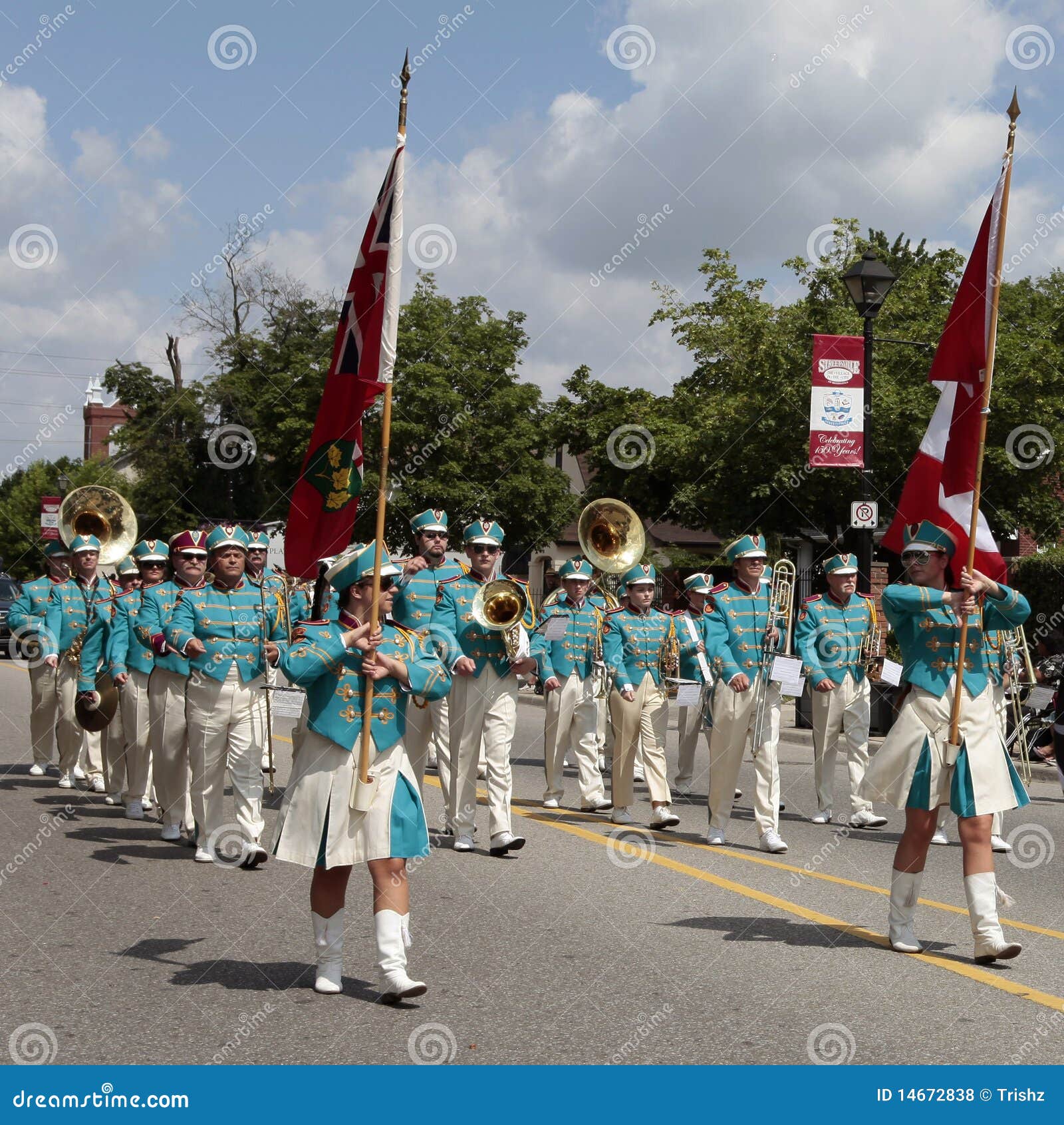 Marching Band editorial stock photo. Image of playing - 14672838