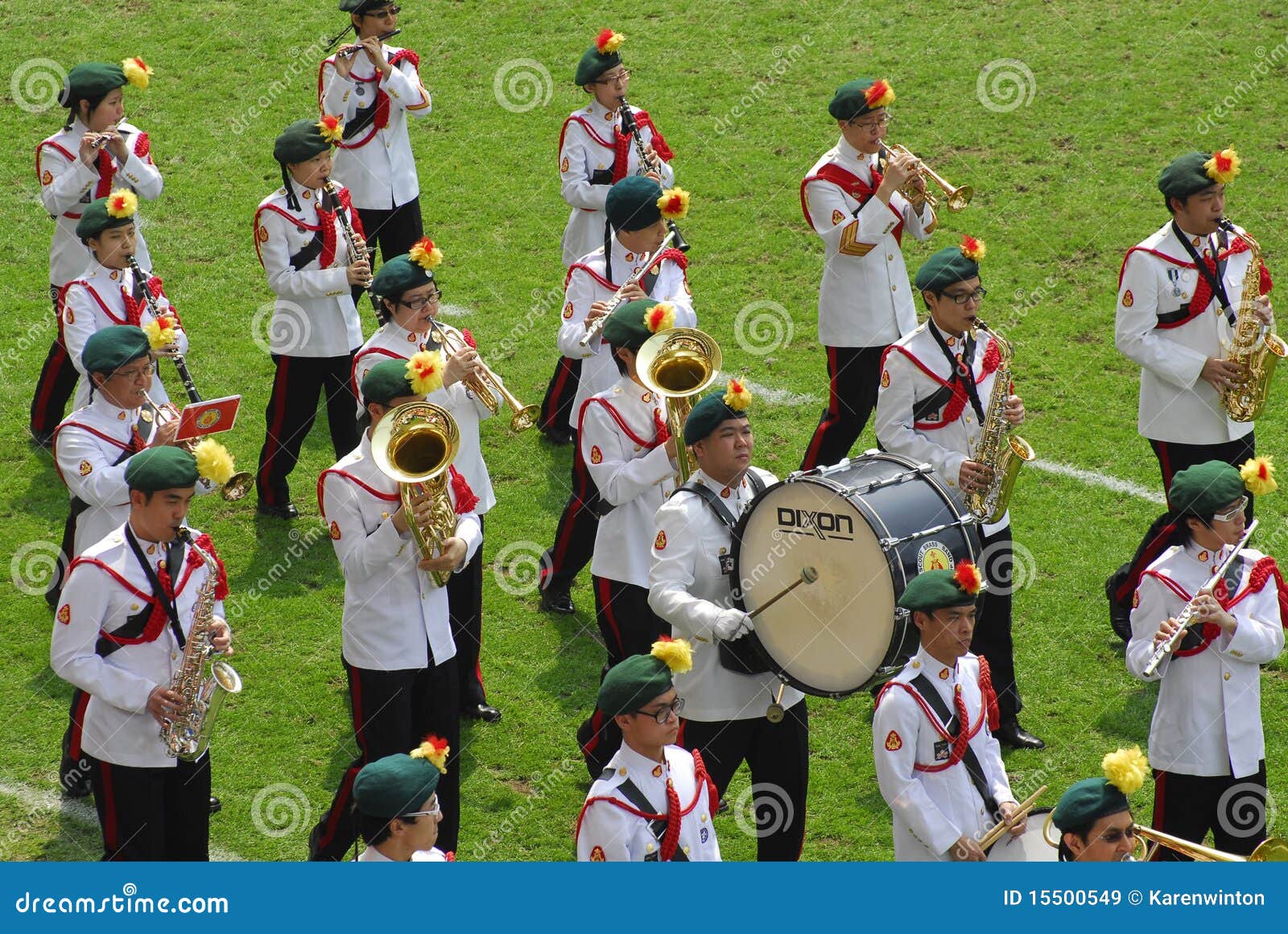 Marching band editorial stock image. Image of tempo, music - 15500549