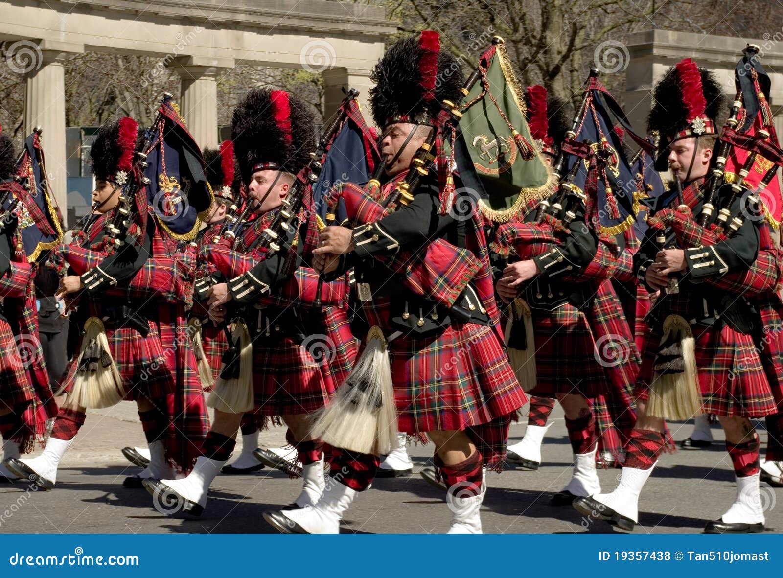 Marching band editorial stock photo. Image of band, bagpipe - 19357438