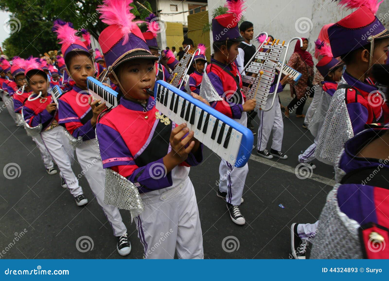 Marching band editorial stock photo. Image of children - 44324893