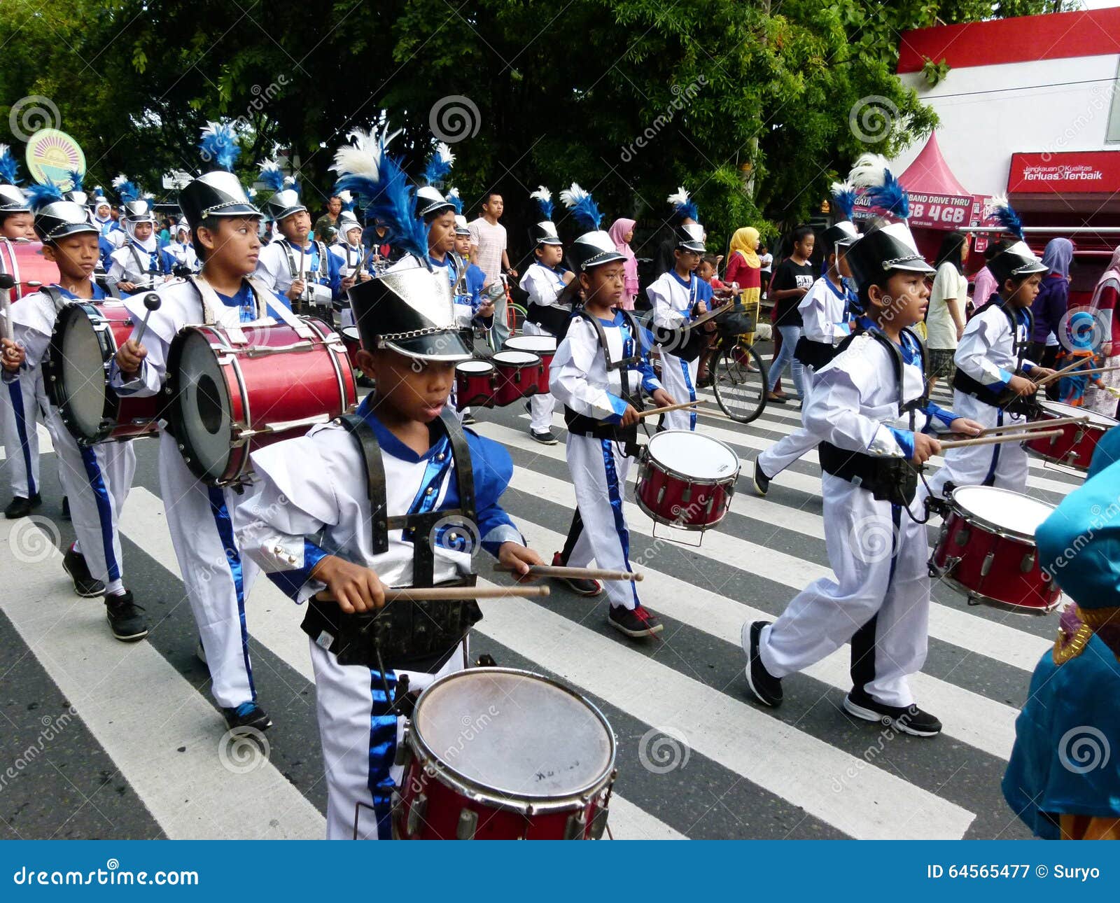 Marching band editorial photography. Image of solo, following - 64565477