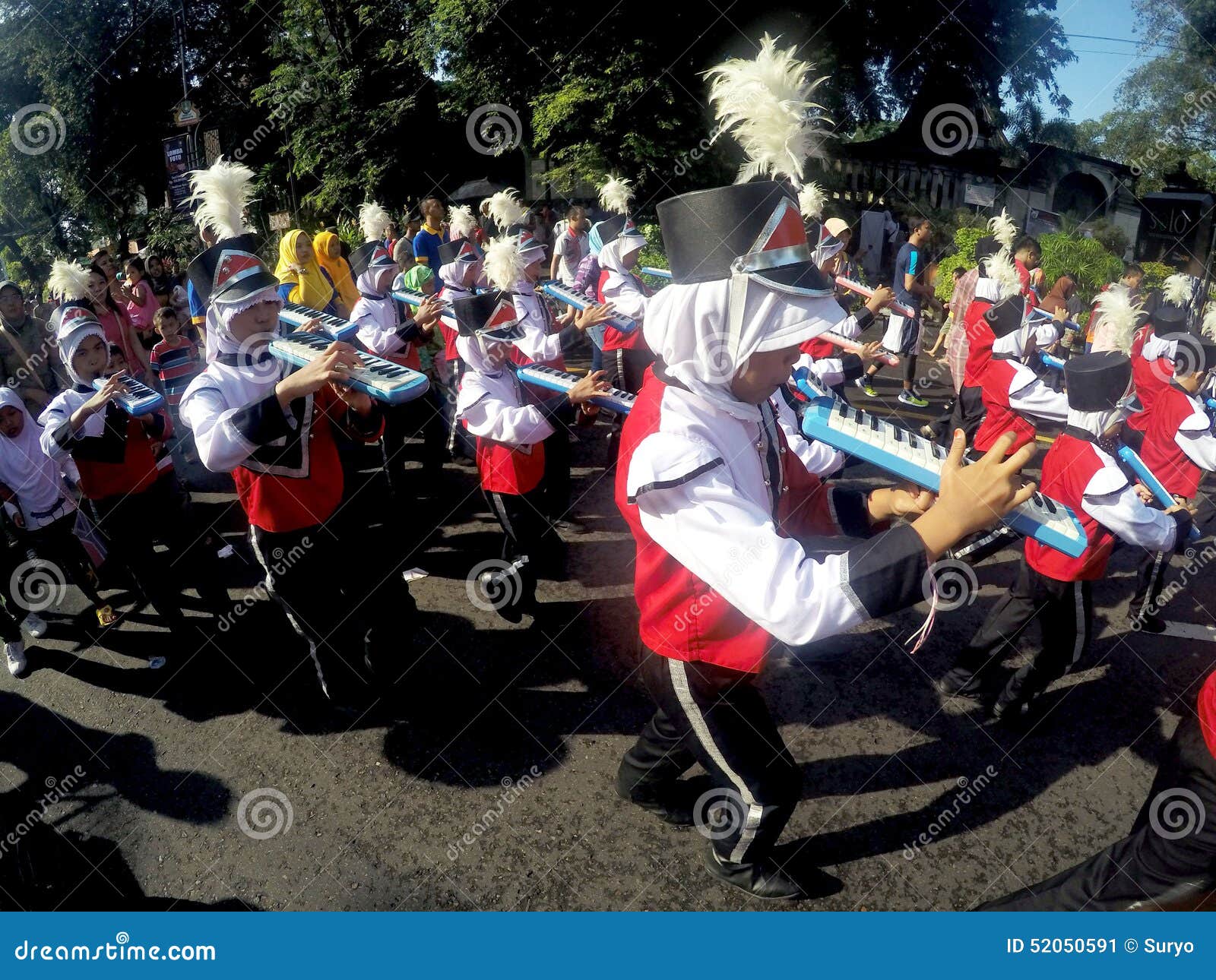 Marching band editorial photo. Image of following, solo - 52050591