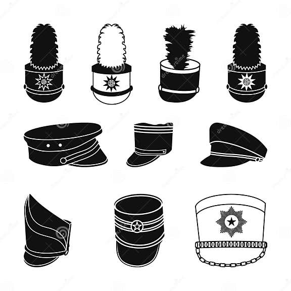 Marching Band Hat SVG Bundle, Hat Band Silhouette, Marching Band ...