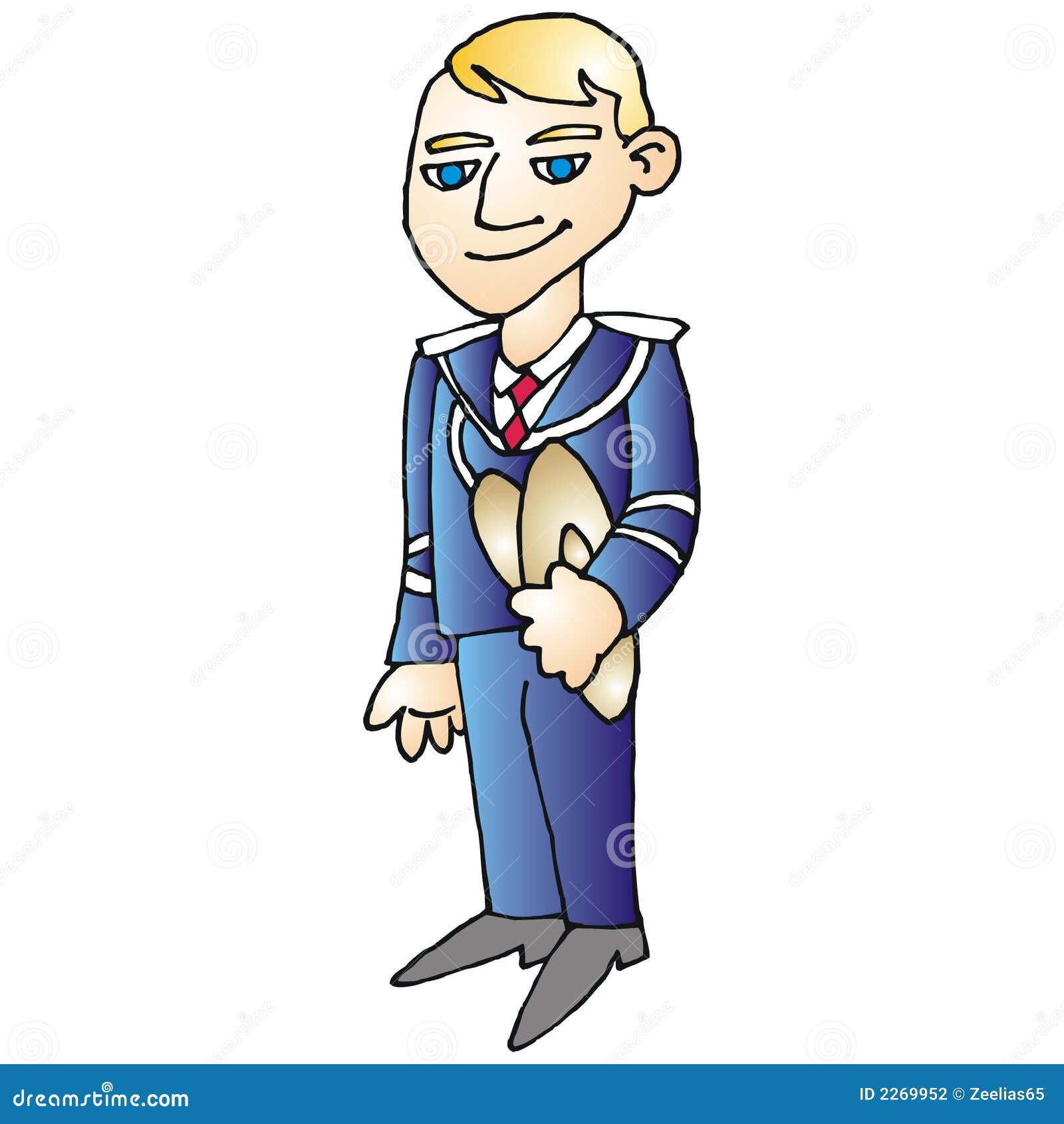 Marching band man stock vector. Illustration of cymbals - 2269952