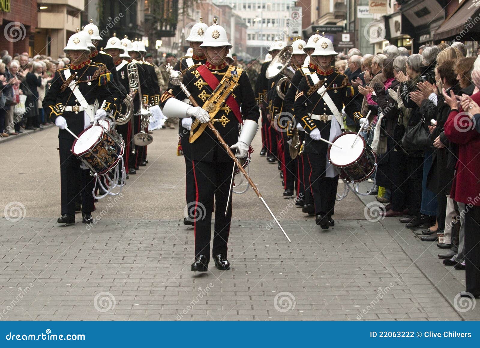 The Marching Band Marches through Exeter City Editorial Photography ...