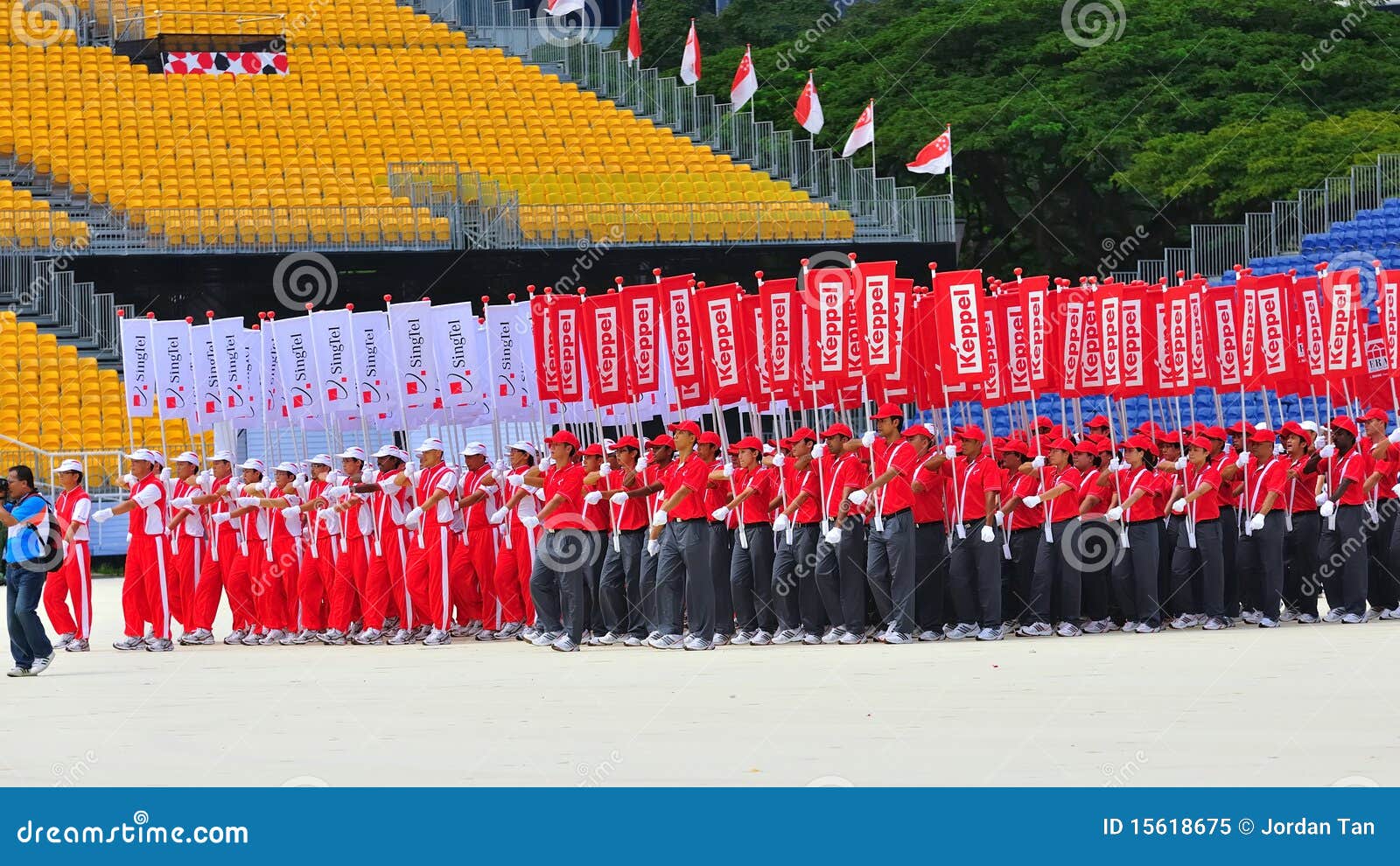 Marching Contingents at NDP 2010 Editorial Image - Image of people ...