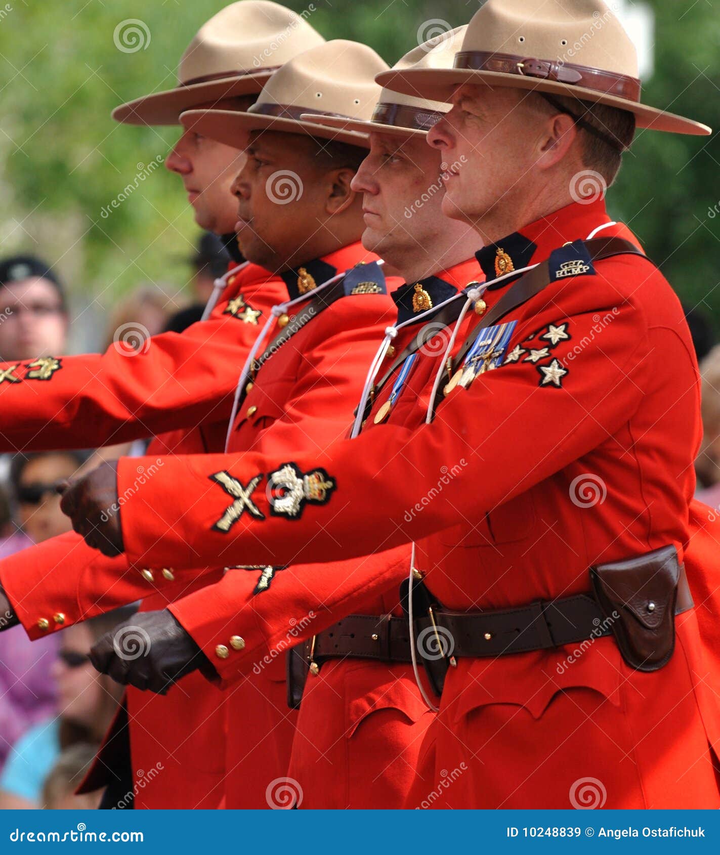 Marching RCMP editorial stock image. Image of crowd, celebration - 10248839