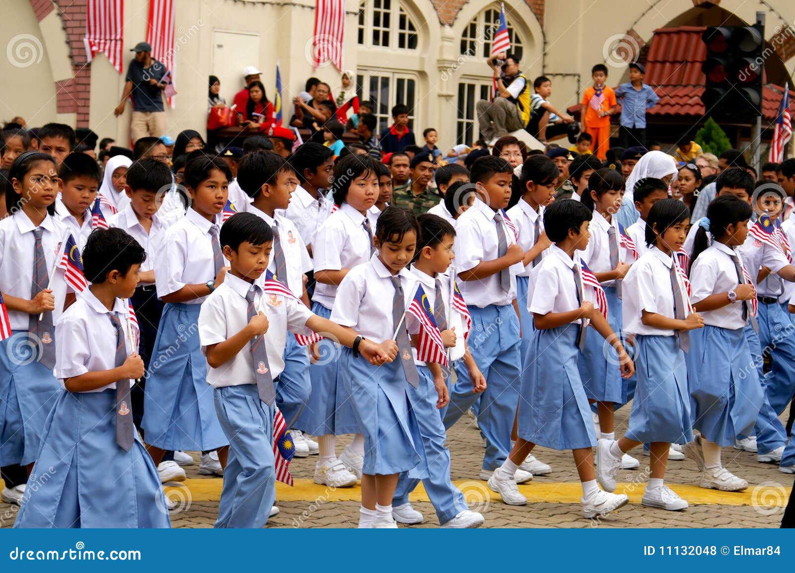 Marching School Kids editorial stock photo. Image of marching - 11132048