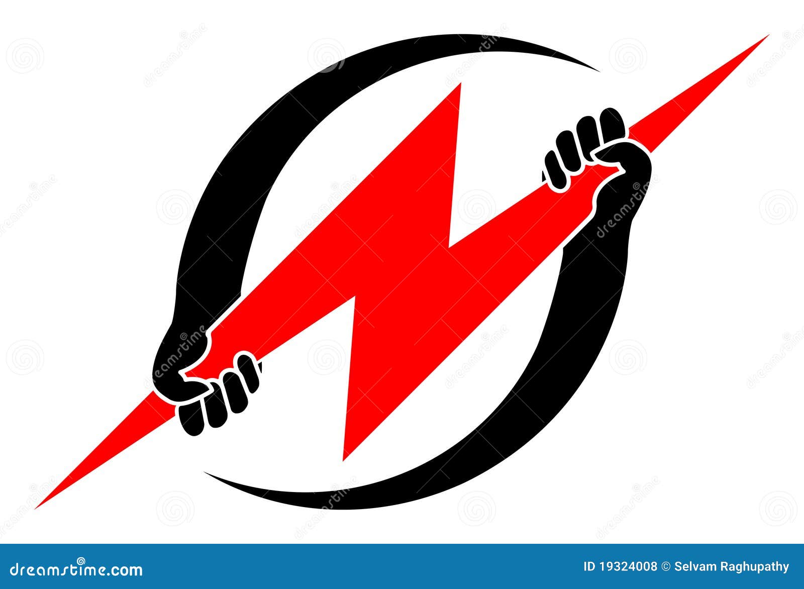 Marchio di potenza illustrazione vettoriale. Illustrazione di ...