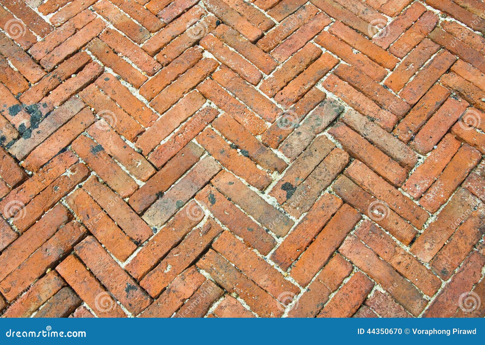 Marciapiede Dai Mattoni Rossi Fotografia Stock - Immagine di ...