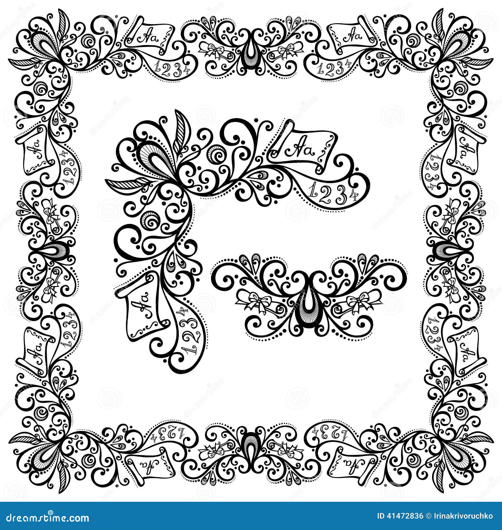 Marco abstracto ilustración del vector. Ilustración de modelo - 41472836