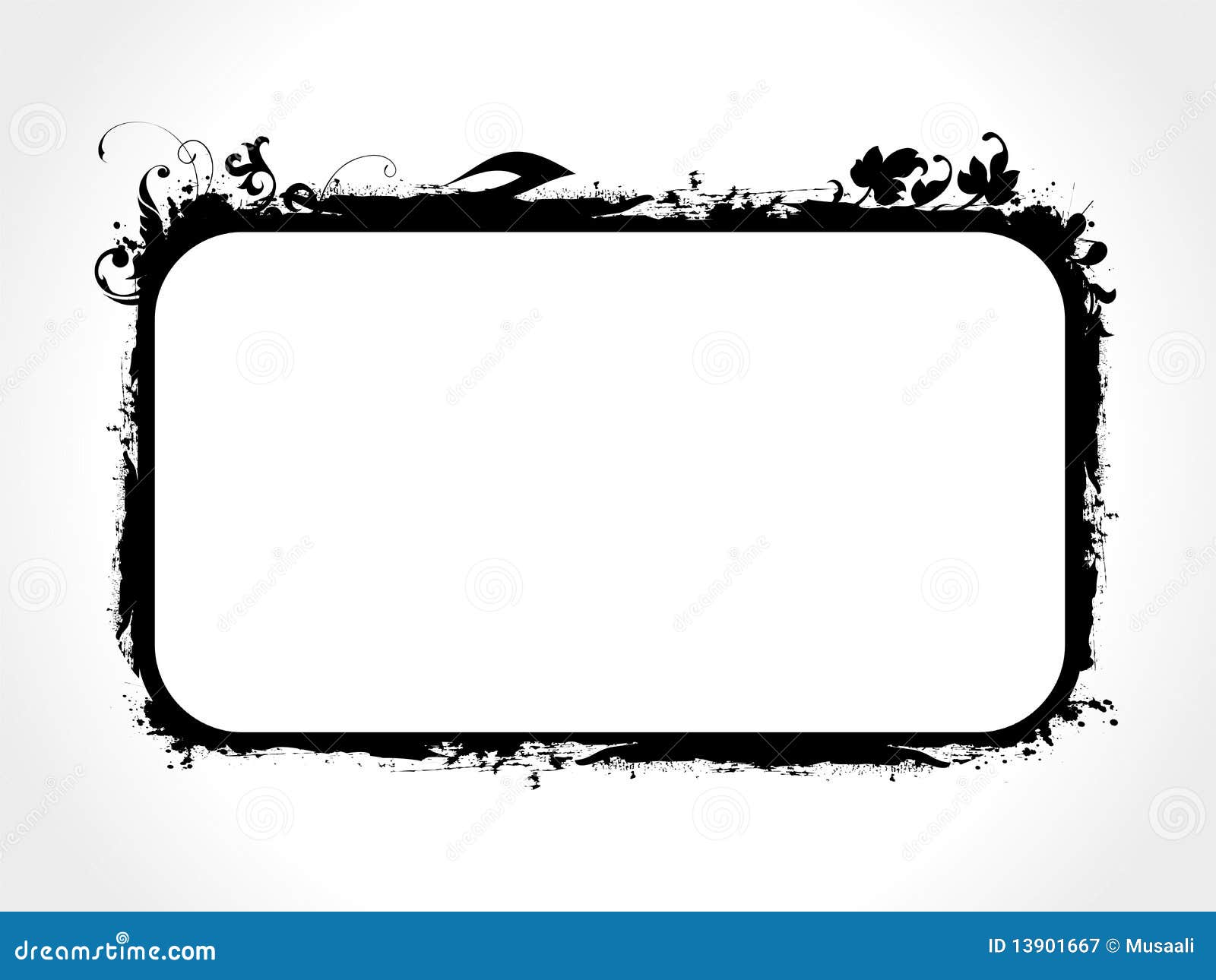 Marco abstracto de Grunge ilustración del vector. Ilustración de ...