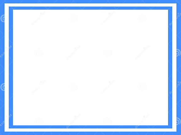 Marco azul y blanco ilustración del vector. Ilustración de azul - 5219621