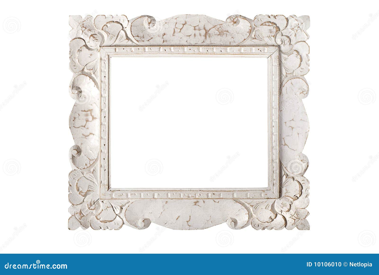 Marco blanco foto de archivo. Imagen de cuadro, estilo - 10106010