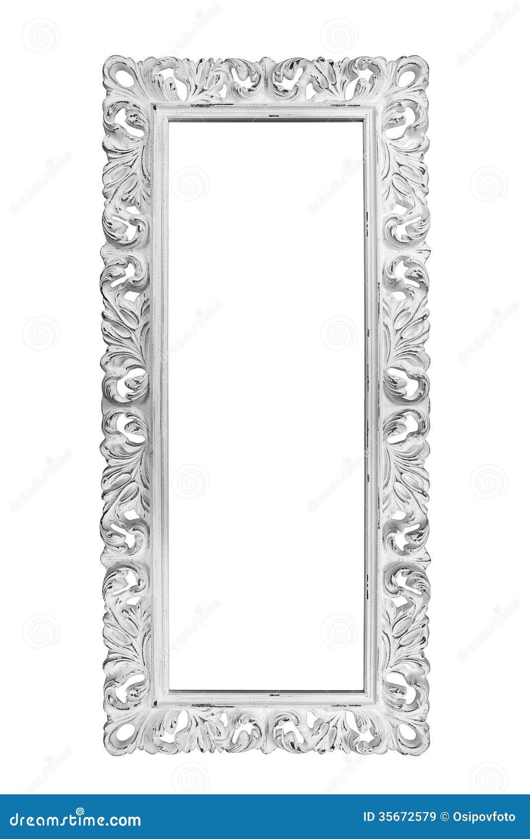 Marco blanco del vintage imagen de archivo. Imagen de deco - 35672579